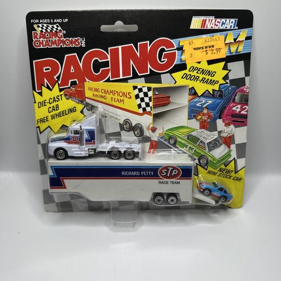 Racing Champions | Toys | Racing Champions Stp Team Hauler Richard ...